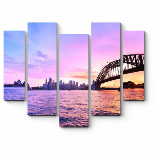 Модульная картина Неповторимая панорама Сиднея 211x171
