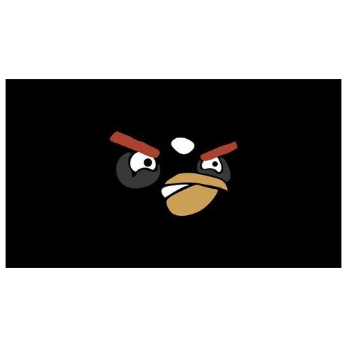 Постер на холсте Злые птицы (Angry Birds) №6 71см. x 40см.