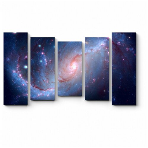Модульная картина Спираль галактик 90x54
