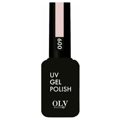 Olystyle гель-лак для ногтей UV Gel Polish, 10 мл, 009 бледно-розовый