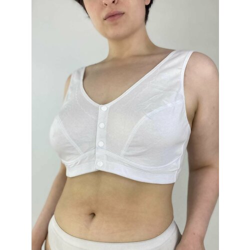 Бюстгальтер  H&C Underwear, размер 4XL, белый