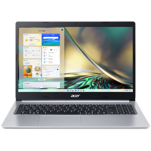 Ноутбук Acer Aspire 5 A515-45-R5TG 15.6" FHD IPS/AMD Ryzen 7 5700U/16GB/512GB SSD/Radeon Graphics/Win 11 Home/RUSKB/серебристый (NX. A84ER.00W)