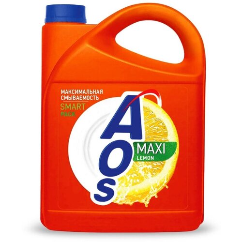 Средство для мытья посуды AOS Лимон 4800гр
