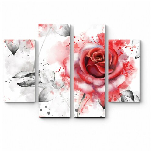 Модульная картина Розы прекрасные 110x83