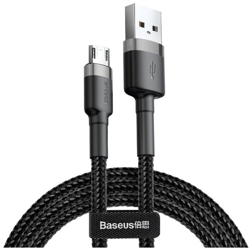 Кабель Baseus Cafule Cable USB For Micro 2.4A 1m CAMKLF-B91 (Black/Черный)