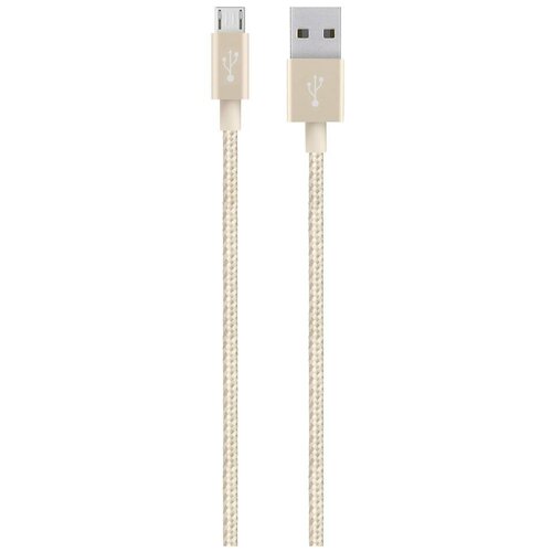 Кабель Belkin USB папа/microUSB папа 1,2 метра, Золотой (F2CU021bt04-GLD)