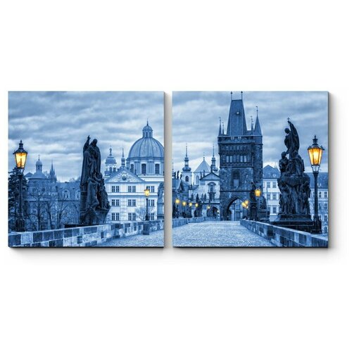 Модульная картина Карлов мост, Прага 120x60