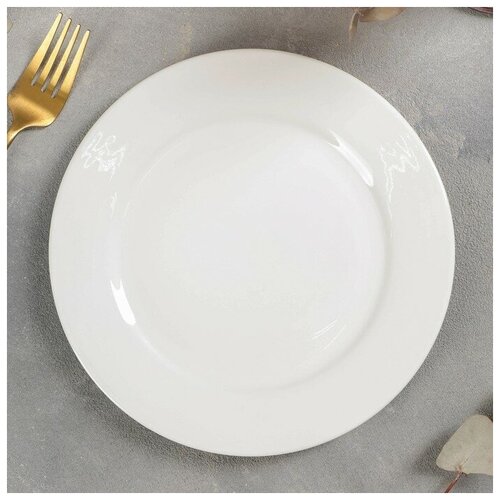 Тарелка обеденная с утолщённым краем White Label