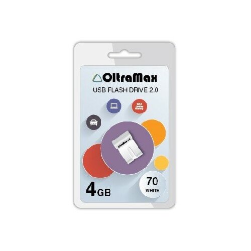 Usb-флешка OltraMax- OM-4GB-70-белая