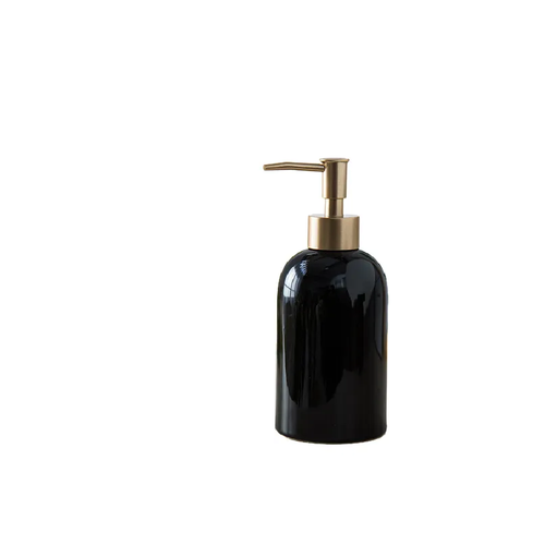 Дозатор для жидкого мыла объем 420мл черный
