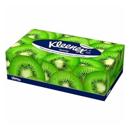 Салфетки бумажные Kleenex Family, 150 листов