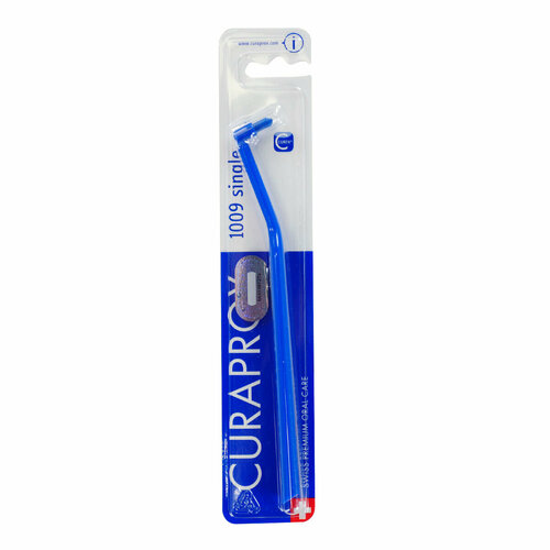Curaprox Монопучковая зубная щетка CS1009 (синяя)