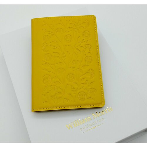 Обложка для паспорта William Morris, желтый