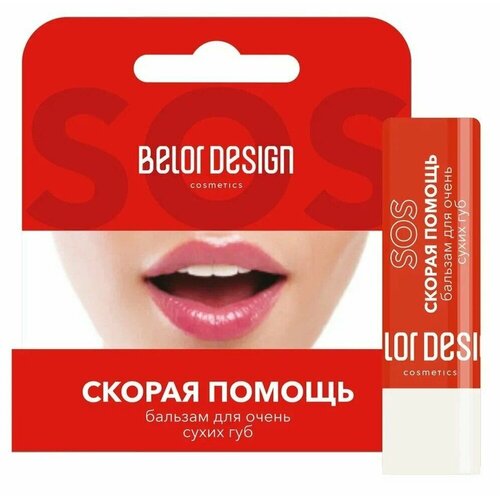 Belor Design Бальзам для губ Аляска спорт, бесцветный, 4,4 г