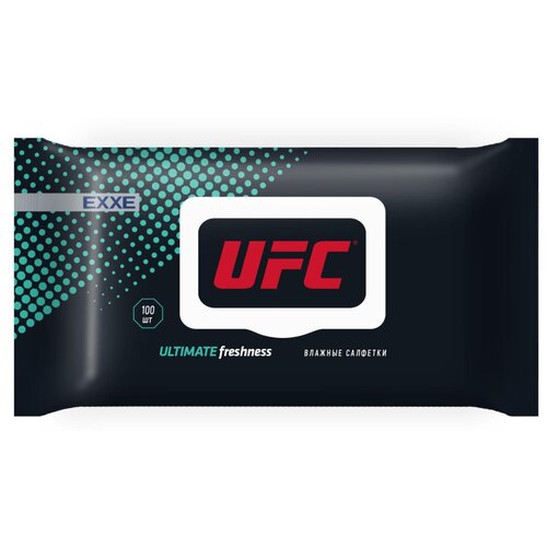 EXXE Влажные салфетки UFC Ultimate freshness, 100 шт.
