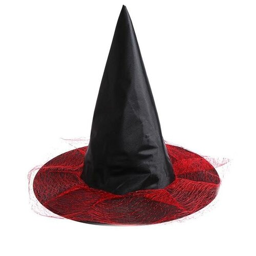 Страна Карнавалия Карнавальная шляпа «Ведьмочка», цвет красный