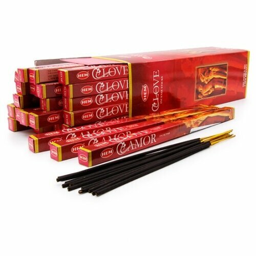 Hem Incense Sticks LOVE (Благовония любовь, Хем), уп. 8 палочек.