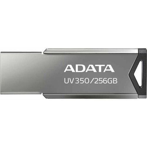 Флешка USB A-Data UV350 256ГБ, USB3.0, серебристый [auv350-256g-rbk]