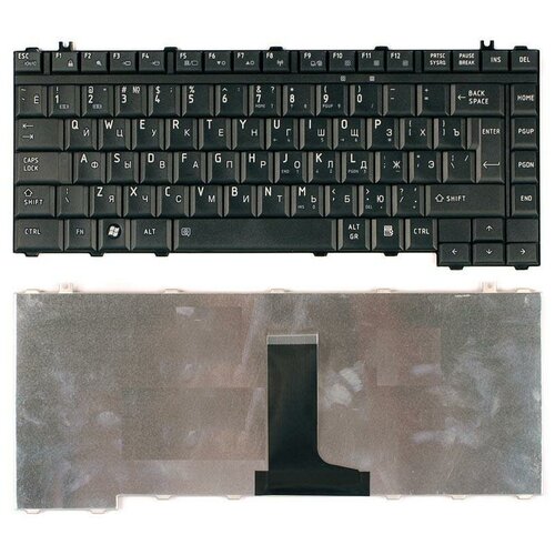 Клавиатура для ноутбука Toshiba Satellite A300 M300 L300 M500 M505 черная матовая