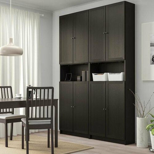 Стеллаж Билли 16 Венге Цаво икеа (IKEA), 160х30х237 см