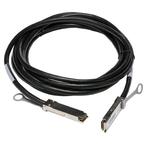 Патч-корд Fibertrade FT-QSFP+-CabP-AWG26-3, 3 м, 1 шт., черный