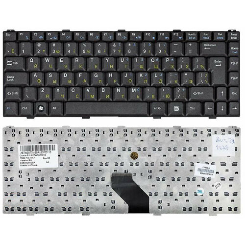 Клавиатура для Asus K020602F1. Черная, без рамки.