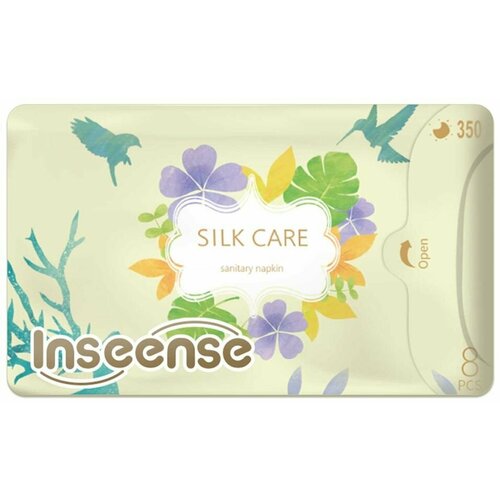 Прокладки Inseense Silk Care ночные 8шт х1шт