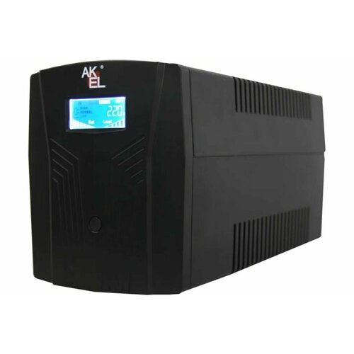 ИБП AKEL D412-HOME/Smart UPS/AVR Мощность 1200 ВА/ЖК Дисплей/Для Защиты ПК/Сервера/ 1шт.