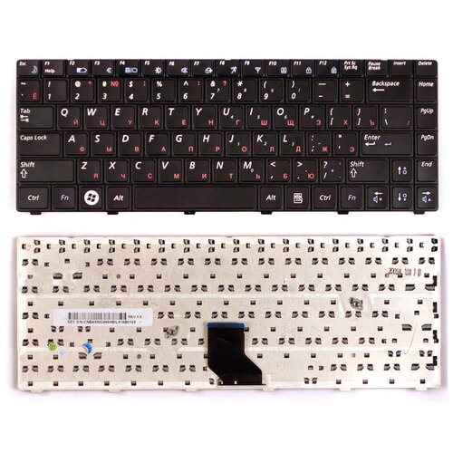 Клавиатура для ноутбука Samsumg NP-R522E черная