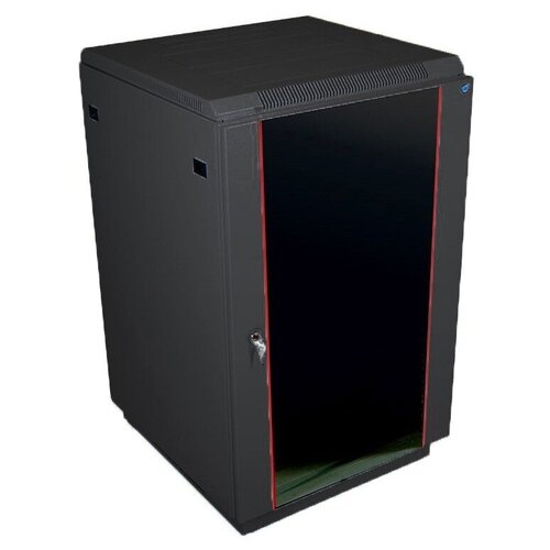 Шкаф серверный Цмо 27U (600 800) дверь стекло, цвет черный (ШТК-М-27.6.8-1ААА-9005)