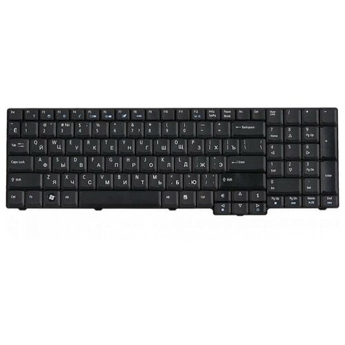 Клавиатура для ноутбука Acer Aspire 8920G, 8930G длинный кабель Черный