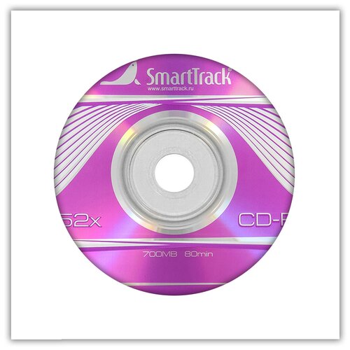 Диск SmartTrack CD-R 700Mb 52x в бумажном конверте с окном, 1 шт.
