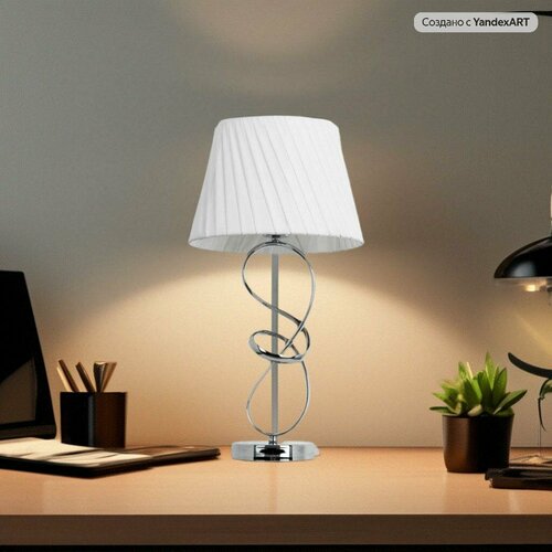 Лампа декоративная Arte Lamp Estelle A1806LT-1CC, E27, 60 Вт, белый
