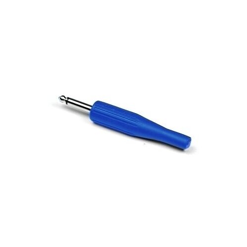 INVOTONE J180/BL - джек моно, кабельный, 6.3 мм, цвет синий, корпус пластик