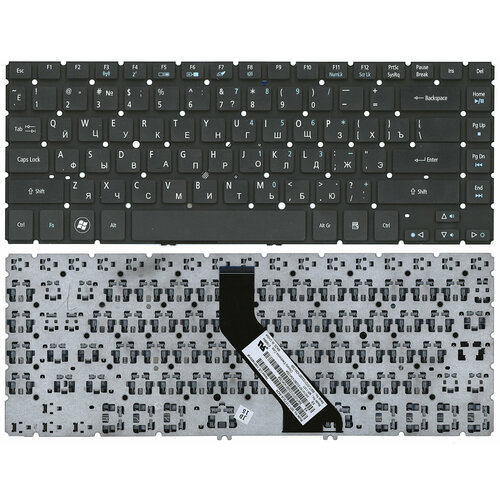 Клавиатура для Acer NSK-R24SW 01 черная без рамки