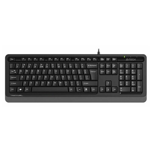 Клавиатура A4Tech FStyler FKS10, USB, черный/серый
