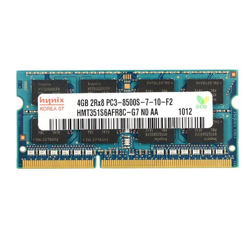 Оперативная память DDR3 4Gb 1066 Mhz Hynix HMT351S6AFR8C-G7 PC3-8500 So-Dimm