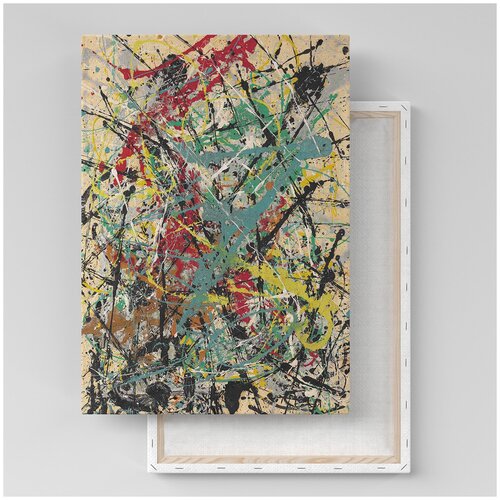 Картина на холсте с подрамником / Pollock Jackson - № 16 / Джексон Поллок