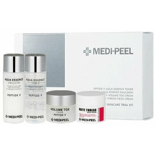 Мини-набор по уходу за кожей лица и шеи с 9 Пептидами от Medi-Peel Peptide skincare trial kit