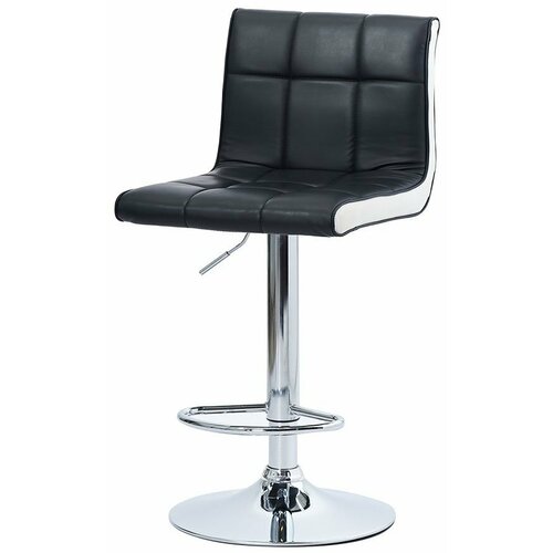 Барный стул Hoff Olimp, 43x93(114)х52 см, цвет чёрный, хром