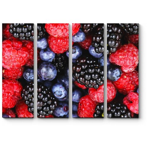 Модульная картина Сладкие ягоды 140x105