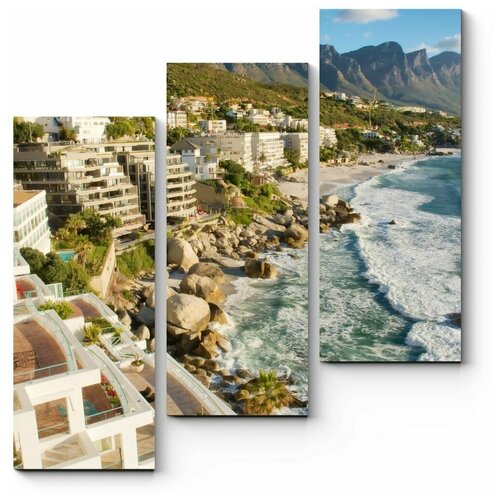 Модульная картина На побережье Кейптауна90x96