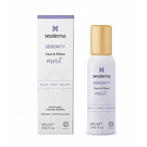 Sesderma Serenity Face & Pillow Mist / Спрей-мист ночной для лица, 100 мл