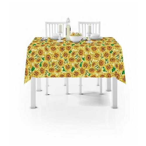 Набор столового белья "Мари Санна"; Подсолнухи желтые; размер 150 х 180