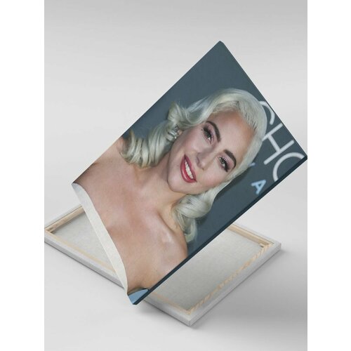Картина на холсте Каждому Своё "Lady Gaga/Леди Гага/Певица" 30x40
