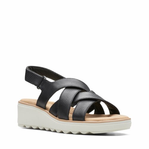Сандалии Clarks, размер 35 EU, черный