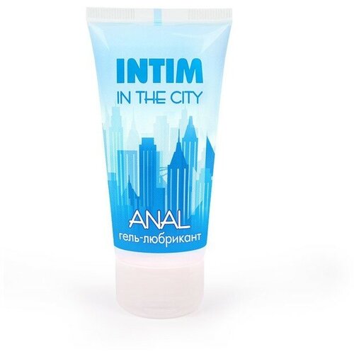 Интимный гель- смазка INTIM in the city anal, лубрикант на водной основе, без запаха, 60 мл 515712