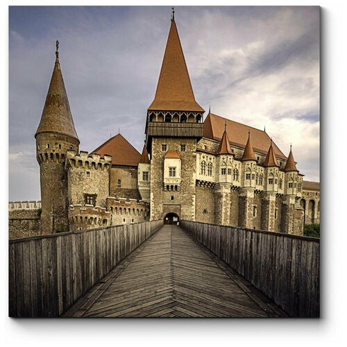 Модульная картина Замок Хунедоара в Румынии90x90