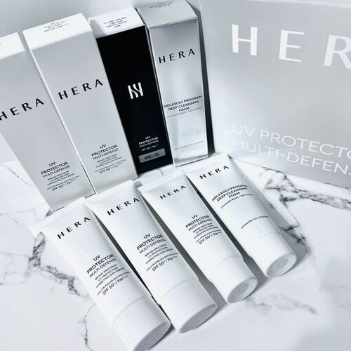 Hera Набор современных, солнцезащитных кремов SPF50+/PA++++ UV Protector Multi- Defense
