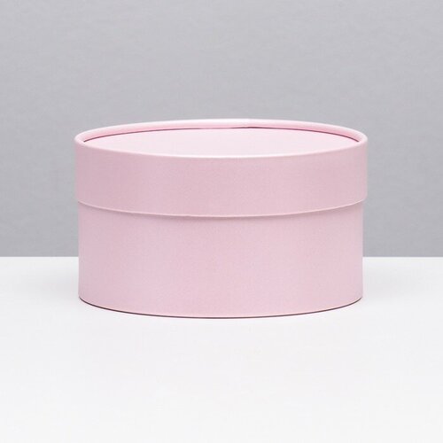 Подарочная коробка "Нежность" розовая, завальцованная без окна, 16х9 см 9234912